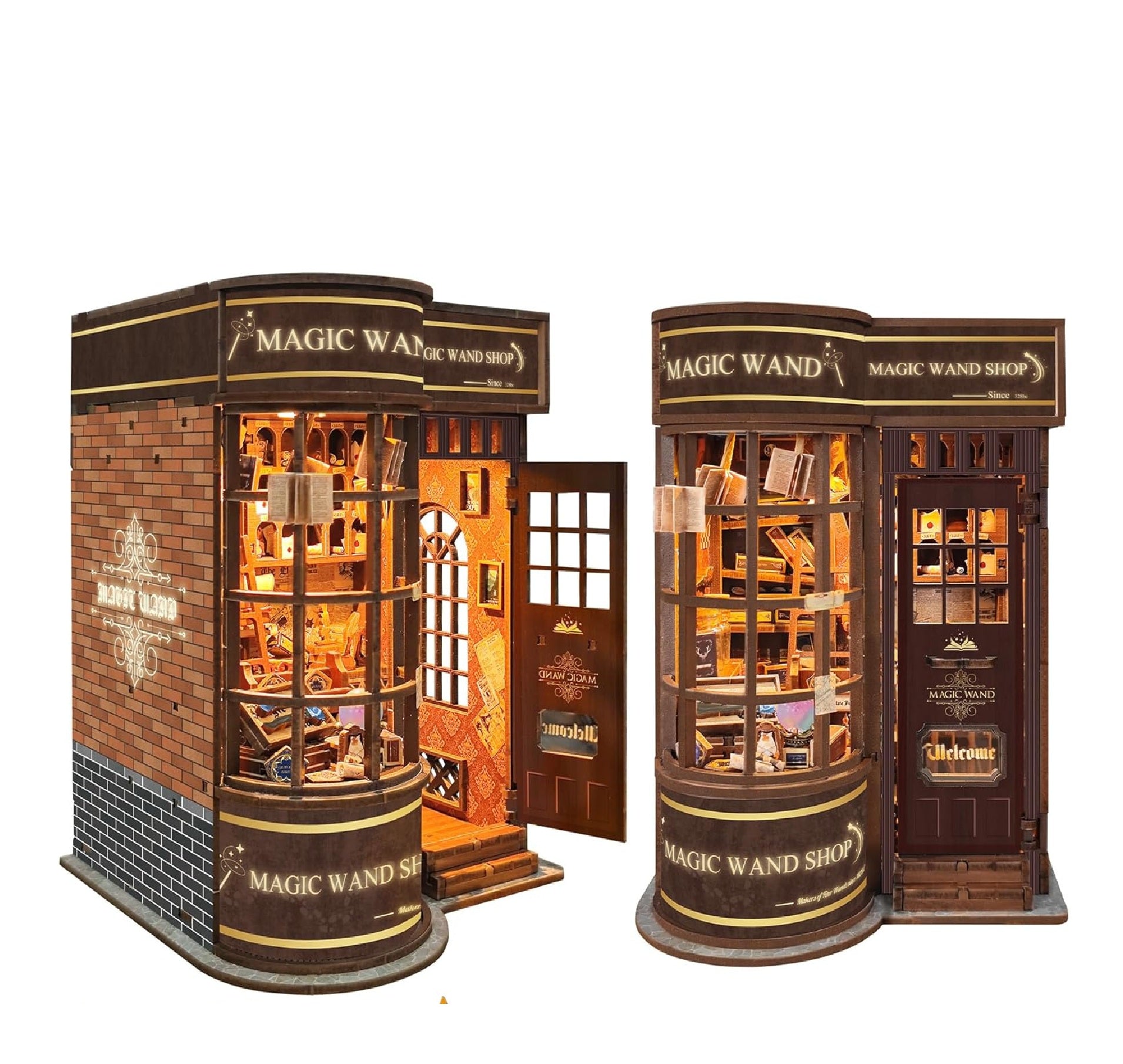 Magic Wand Shop - 3D Wooden Puzzle DIY Booknook Kit – HYUKBI